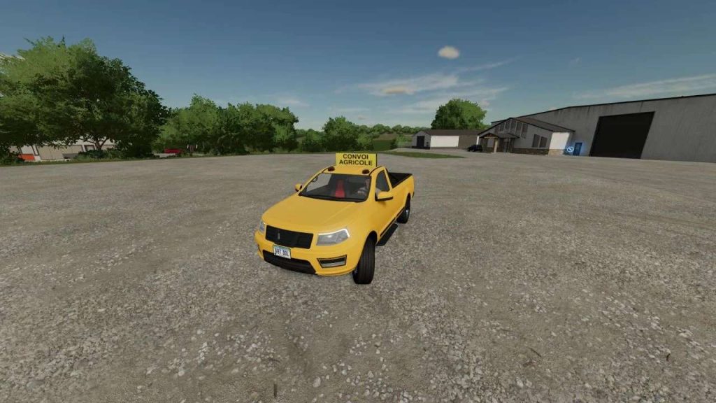 Pickup 2017 Agricultural Convoy v1.0 FS22 Mod | Farming Simulator 22 Mod