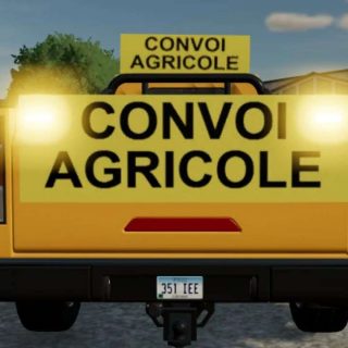 Pickup 2017 Agricultural Convoy v2.0 FS22 Mod | Farming Simulator 22 Mod
