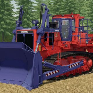 Quarry Bulldozer Komatsu D375A FSM v1.0 FS22 Mod | Farming Simulator 22 Mod