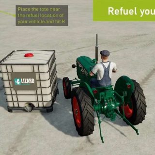 Refillable IBC Tank v1.0 FS22 Mod | Farming Simulator 22 Mod