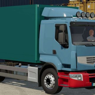 Renault Premium 4x2 Cargo Truck v1.0 FS22 Mod | Farming Simulator 22 Mod