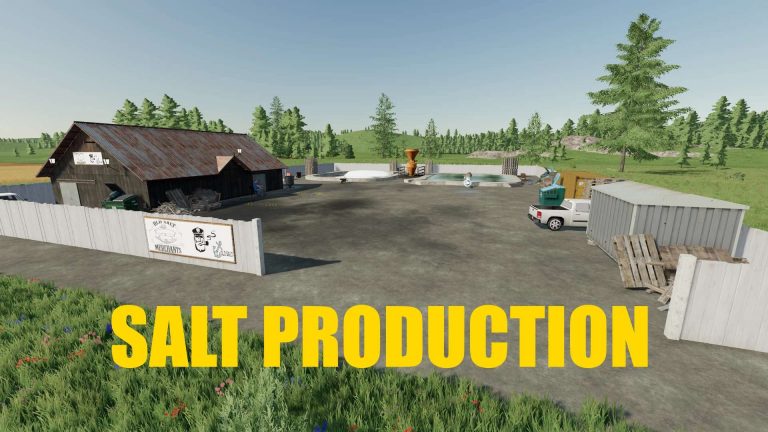 SALT PRODUCTION V1.0.0.1 FS22 Mod | Farming Simulator 22 Mod