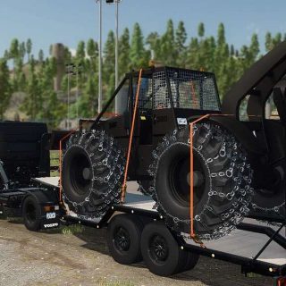 Skidder MF320 v1.0 FS22 Mod | Farming Simulator 22 Mod