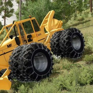 Skidder MF320 v1.0 FS22 Mod | Farming Simulator 22 Mod