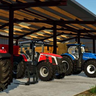 Straw shed v1.0 FS22 Mod | Farming Simulator 22 Mod