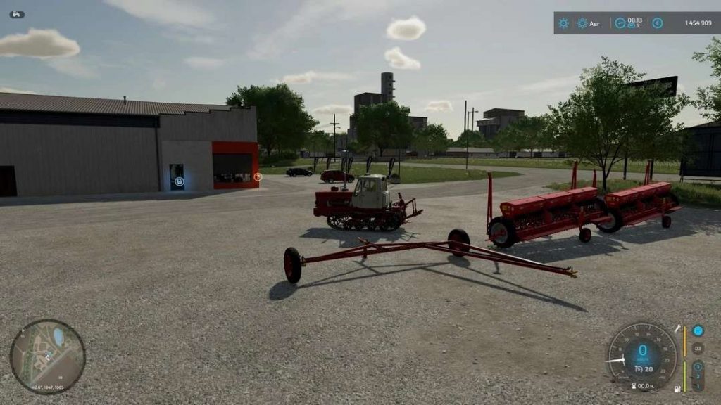 SZ-5.4 seeder + coupling pack v1.0 FS22 Mod | Farming Simulator 22 Mod