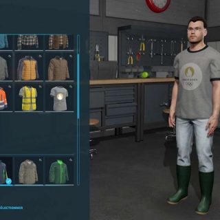 T-shirt - J.O Paris 2024 v1.0 FS22 Mod | Farming Simulator 22 Mod