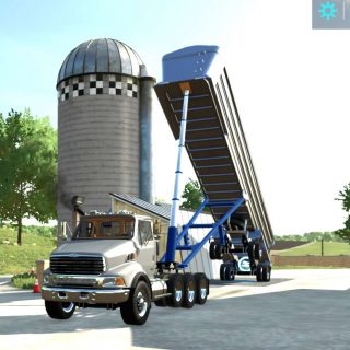 Travis wedge end dump V2.0 FS22 Mod | Farming Simulator 22 Mod
