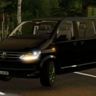 Volkswagen T6 Multivan 2016 v1.2 FS22 Mod | Farming Simulator 22 Mod
