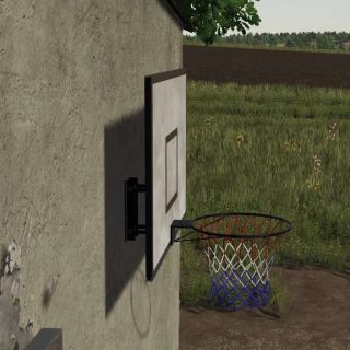 Wall Mounted Basketball Basket v1.0 FS22 Mod | Farming Simulator 22 Mod