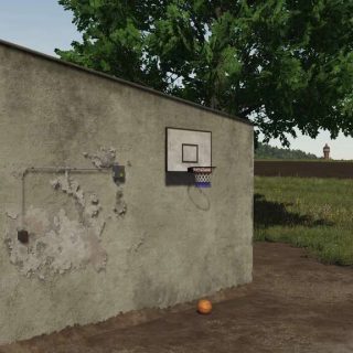 Wall Mounted Basketball Basket v1.0 FS22 Mod | Farming Simulator 22 Mod