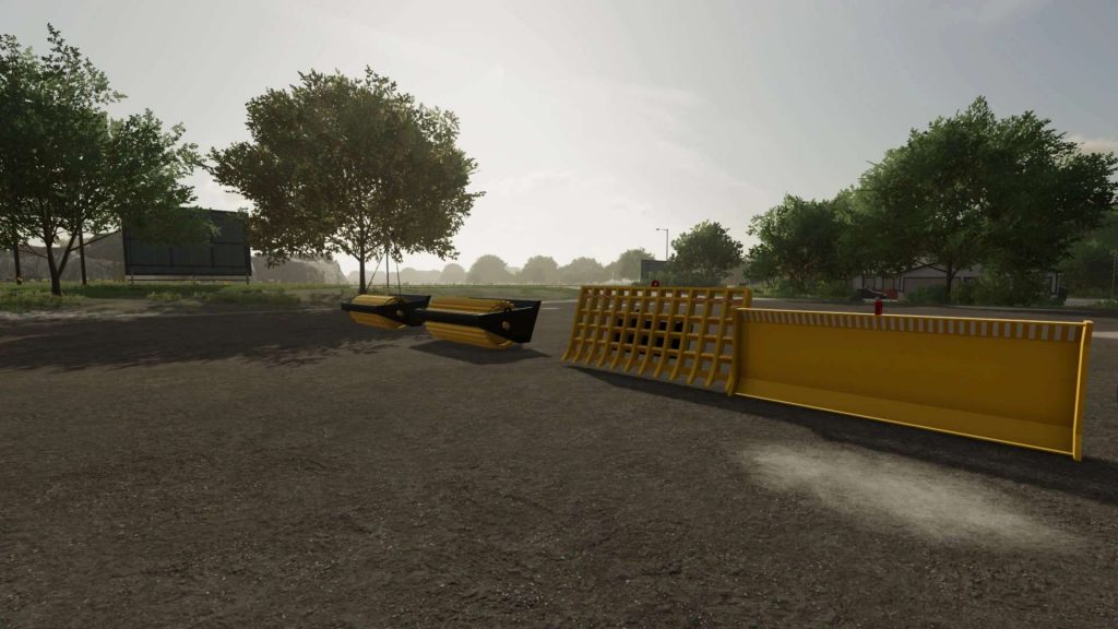 Wheel Loader Road Tools Pack v1.0 FS22 Mod | Farming Simulator 22 Mod