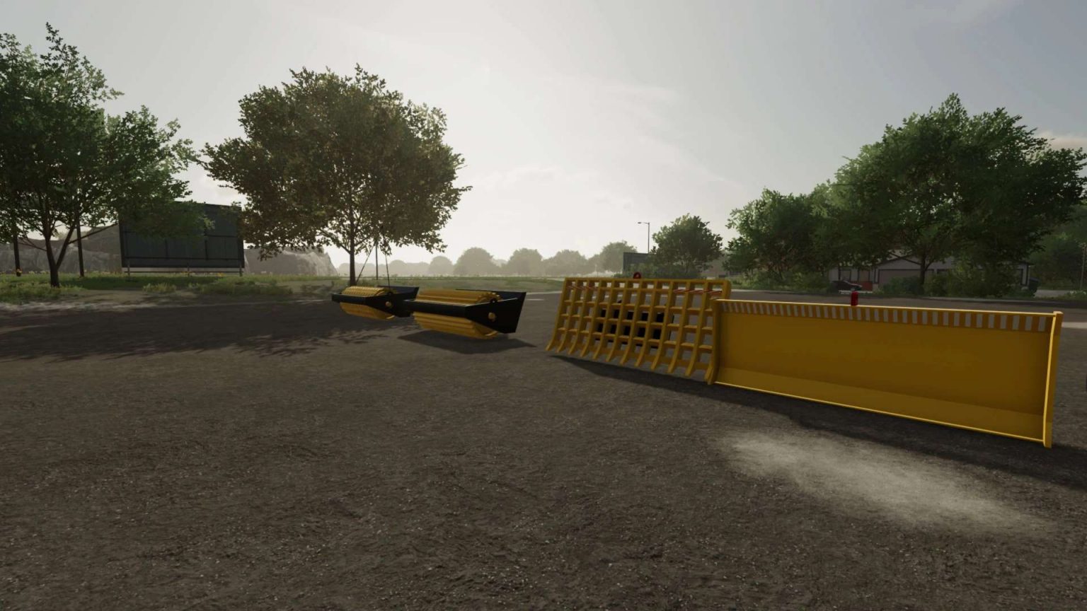 Wheel Loader Road Tools Pack v1.0 FS22 Mod | Farming Simulator 22 Mod