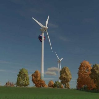 Windturbine Pack v1.0 FS22 Mod | Farming Simulator 22 Mod