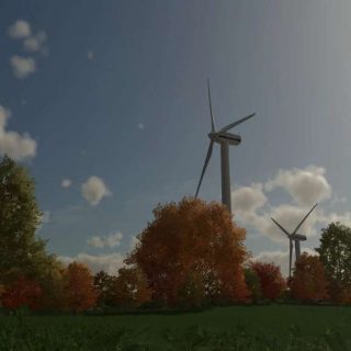 Windturbine Pack v1.0 FS22 Mod | Farming Simulator 22 Mod