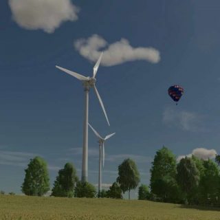 Windturbine Pack v1.0 FS22 Mod | Farming Simulator 22 Mod