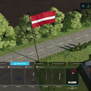 World Country Flag v2.9 FS22 Mod | Farming Simulator 22 Mod