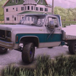 1974 Chevy k30 single rear wheel flatbed v1.0 FS22 Mod | Farming ...