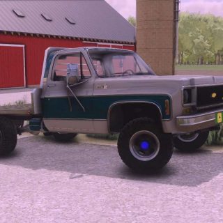 1974 Chevy k30 single rear wheel flatbed v1.0 FS22 Mod | Farming ...