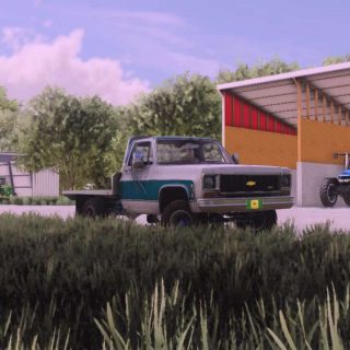 1974 Chevy k30 single rear wheel flatbed v1.0 FS22 Mod | Farming ...