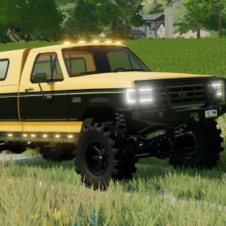 1990 Ford F250 v1.0 FS22 Mod | Farming Simulator 22 Mod