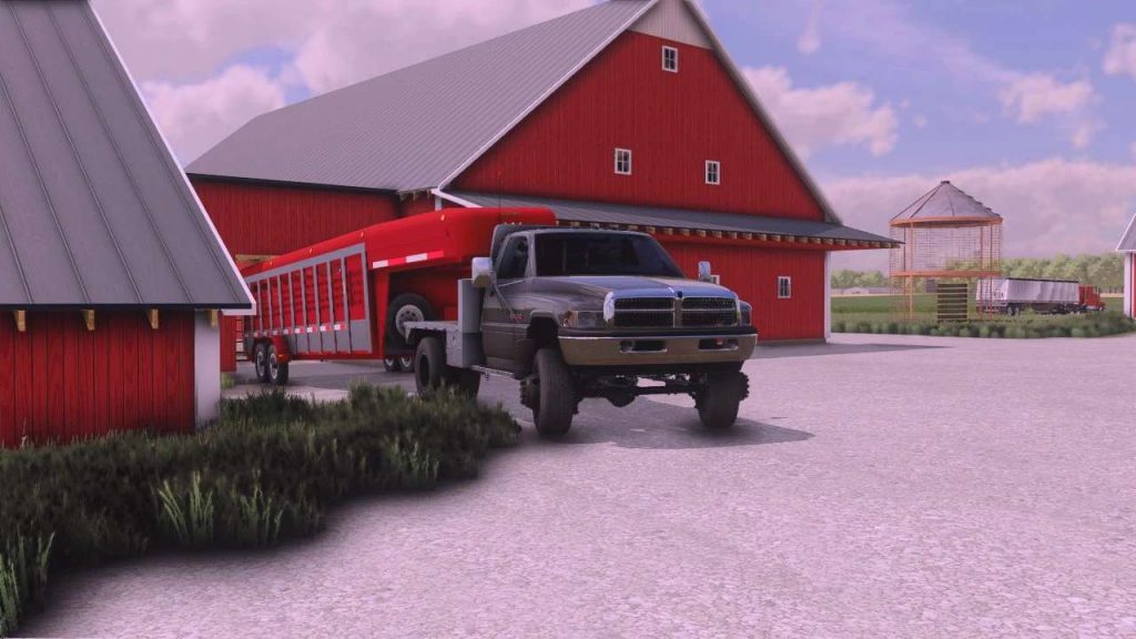 2001 Dodge ram 3500 flatbed v1.0 FS22 Mod | Farming Simulator 22 Mod