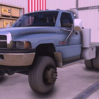 2001 Dodge ram 3500 flatbed v1.0 FS22 Mod | Farming Simulator 22 Mod