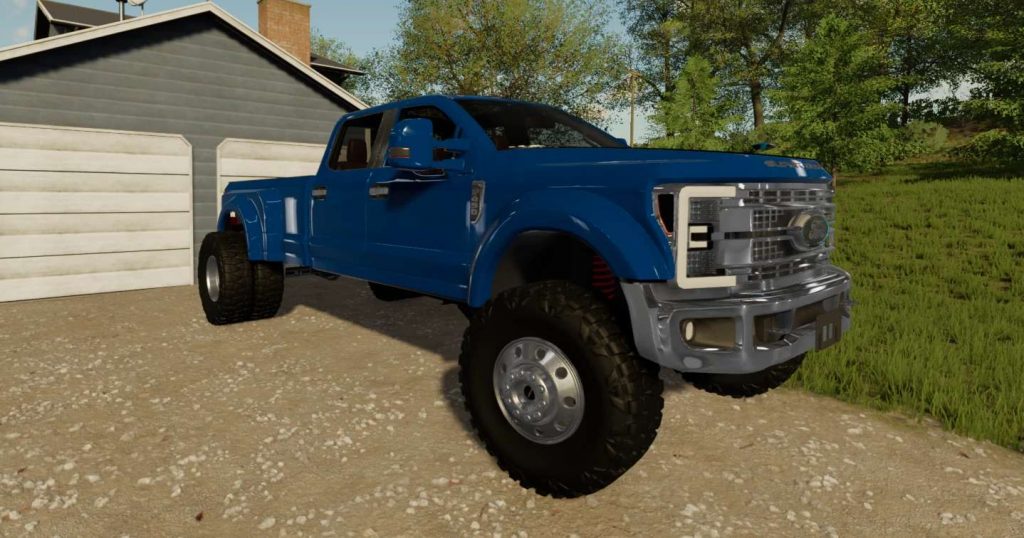 2019 Ford f450 platinum v1.0 FS22 Mod | Farming Simulator 22 Mod