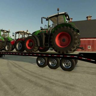 53' Dropdeck Trailer Autoload Bales v2.0.0.1 FS22 Mod | Farming ...