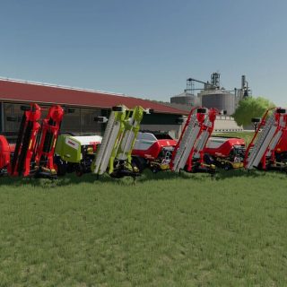 Round Balers Pack With Windrower v1.0 FS22 Mod | Farming Simulator 22 Mod