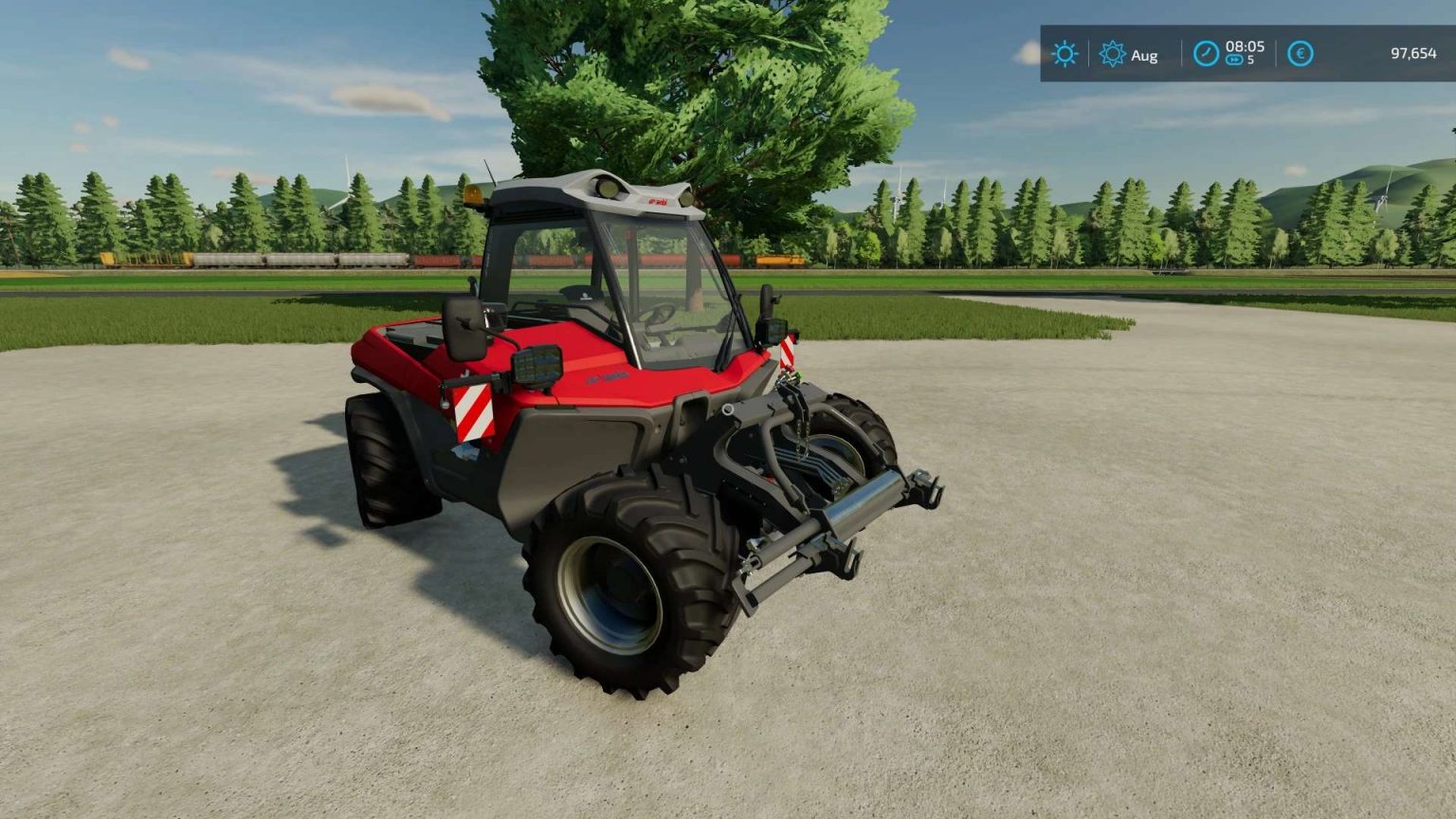 Aebi TT281 Rust Edition v1.0 FS22 Mod | Farming Simulator 22 Mod
