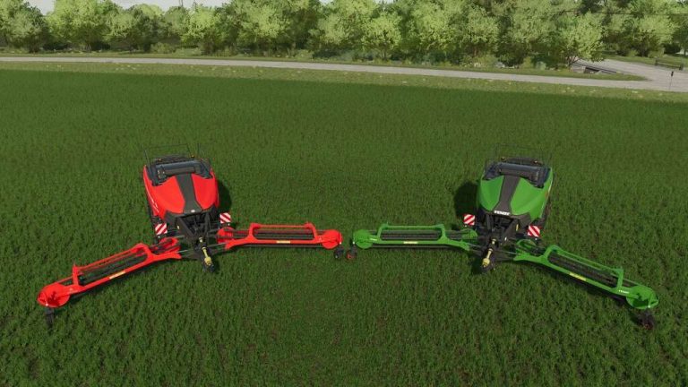AGCO Baler Pack With Windrower v1.0 FS22 Mod | Farming Simulator 22 Mod