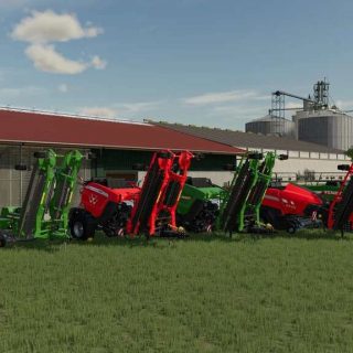 AGCO Baler Pack With Windrower v1.0 FS22 Mod | Farming Simulator 22 Mod