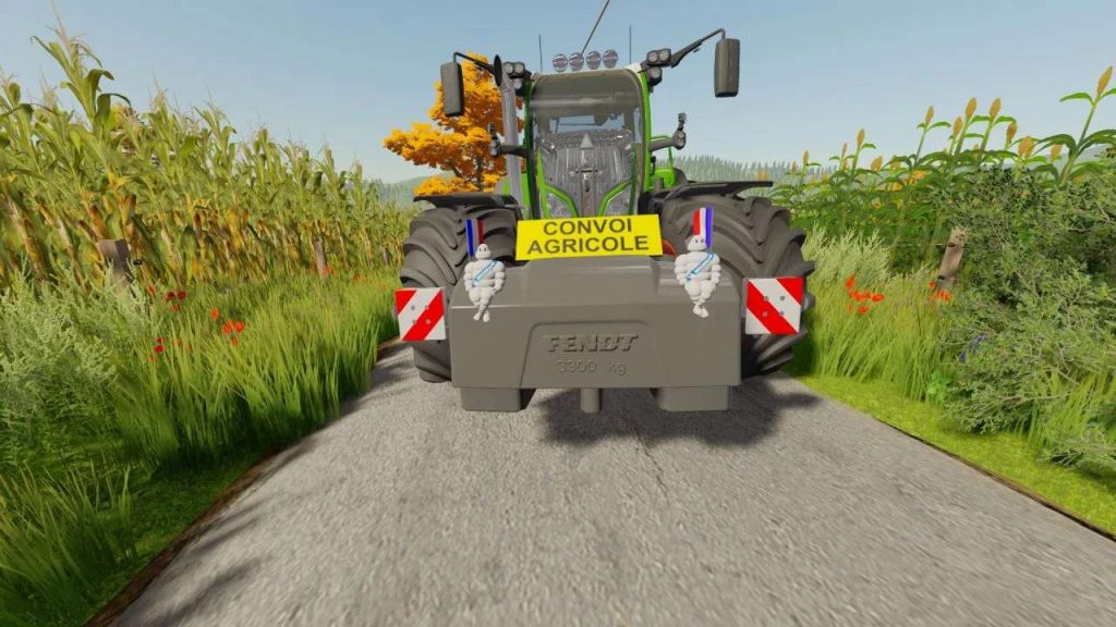 Agricultural Convoy Weight v1.0 FS22 Mod | Farming Simulator 22 Mod