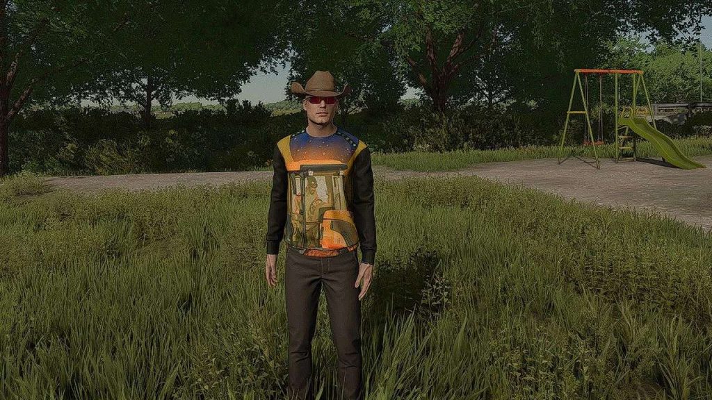 Agricultural shirt v1.0 FS22 Mod | Farming Simulator 22 Mod