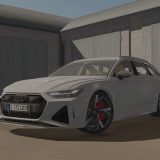Audi RS6 v1.2 FS22 Mod | Farming Simulator 22 Mod