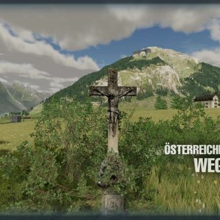 Austrian Wayside Cross v1.0 FS22 Mod | Farming Simulator 22 Mod