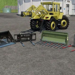 Baas Frontloader Tool Set v1.0.1 FS22 Mod | Farming Simulator 22 Mod