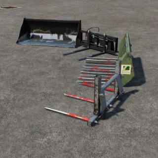 Baas Frontloader Tool Set v1.0.1 FS22 Mod | Farming Simulator 22 Mod