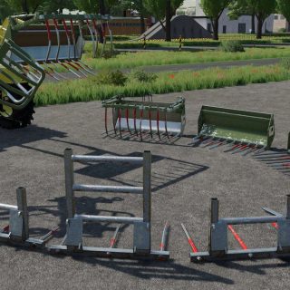 Baas Frontloader Tool Set v1.1 FS22 Mod | Farming Simulator 22 Mod