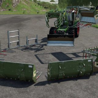 Baas Frontloader Tool Set v1.1 FS22 Mod | Farming Simulator 22 Mod