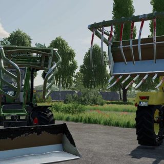 Baas Frontloader Tool Set v1.1 FS22 Mod | Farming Simulator 22 Mod
