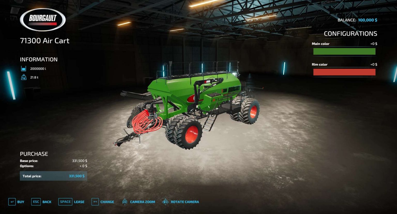 Bourgault Series 3420 v1.0 FS22 Mod | Farming Simulator 22 Mod