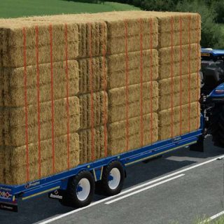 Broughan 28 Foot Low Bed Trailer v1.0 FS22 Mod | Farming Simulator 22 Mod