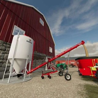 Bulktech 10 Series Dry Bins v1.0 FS22 Mod | Farming Simulator 22 Mod