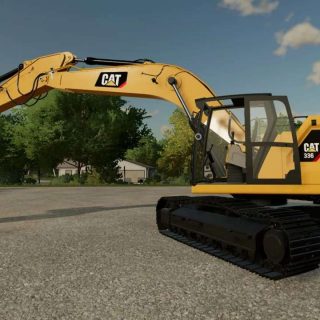 CAT 336 NextGen V1.3 FS22 Mod | Farming Simulator 22 Mod