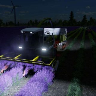 CLAAS Lavender Header Bar v1.0 FS22 Mod | Farming Simulator 22 Mod