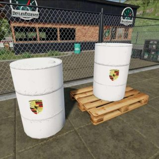 Decorative barrel (oil) v1.3 FS22 Mod | Farming Simulator 22 Mod