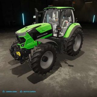 Deutz Series 6185 TTV Rust Edition v1.1 FS22 Mod | Farming Simulator 22 Mod