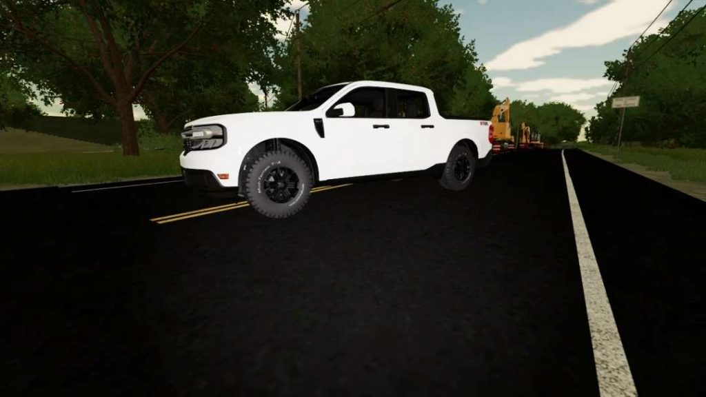 Ford Maverick pickup truck v2.2 FS22 Mod | Farming Simulator 22 Mod